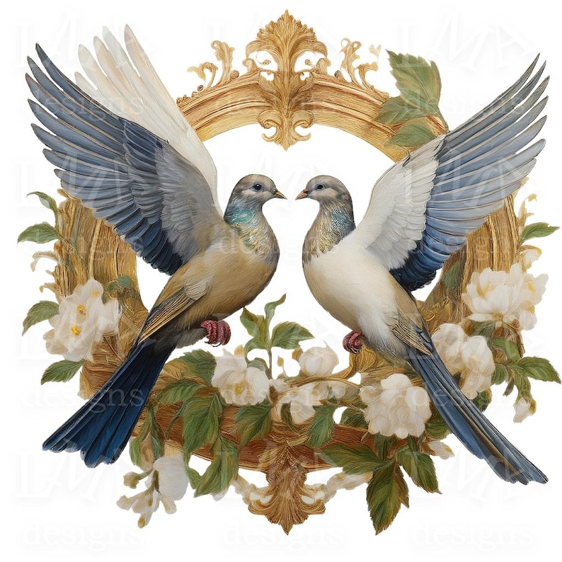 10 Victorian Symbols & Symbolism – Swallows and Doves - Set 12 ...