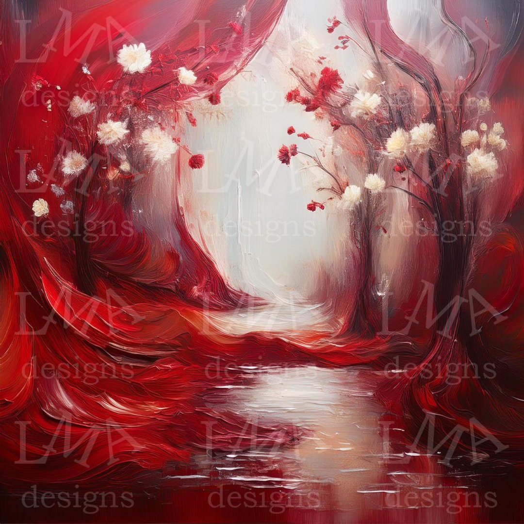 10 Fantasy Backgrounds Reds Clipart Images – Set 1 - Etsy