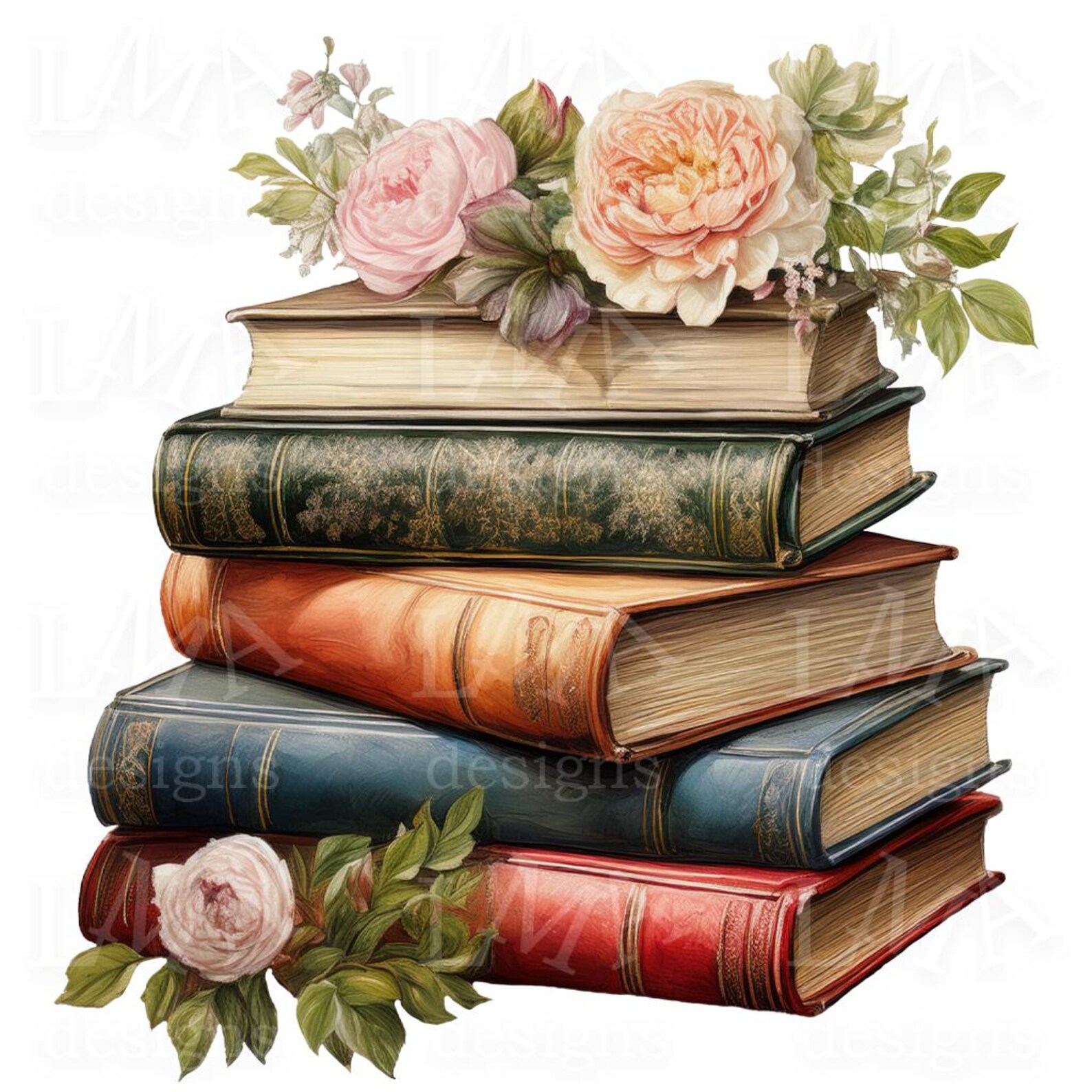 12 Victorian Old Books Clipart Images - Etsy