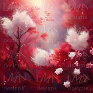 10 Fantasy Backgrounds Reds Clipart Images – Set 1 - Etsy