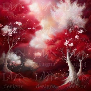 10 Fantasy Backgrounds Reds Clipart Images – Set 1 - Etsy