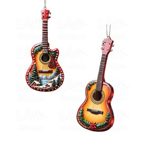 20 Christmas Tree Musical Instrument Ornaments Clipart Images – Various ...