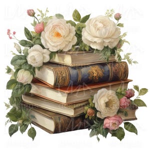 12 Victorian Old Books Clipart Images - Etsy