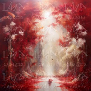 10 Fantasy Backgrounds Reds Clipart Images – Set 1 - Etsy