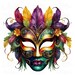 10 Mardi Gras Masks Clipart Images - Etsy