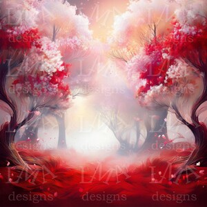 10 Fantasy Backgrounds Reds Clipart Images – Set 1 - Etsy