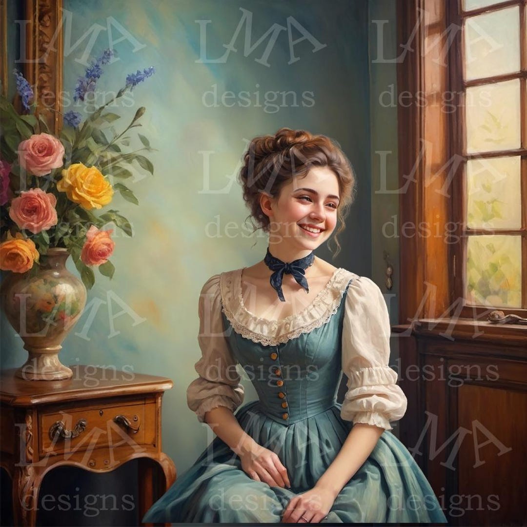 Victorian Women and Background Clipart Images - Etsy