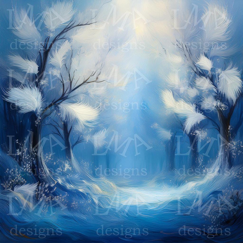 10 Fantasy Backgrounds Blues Clipart Images – Set 1 - Etsy