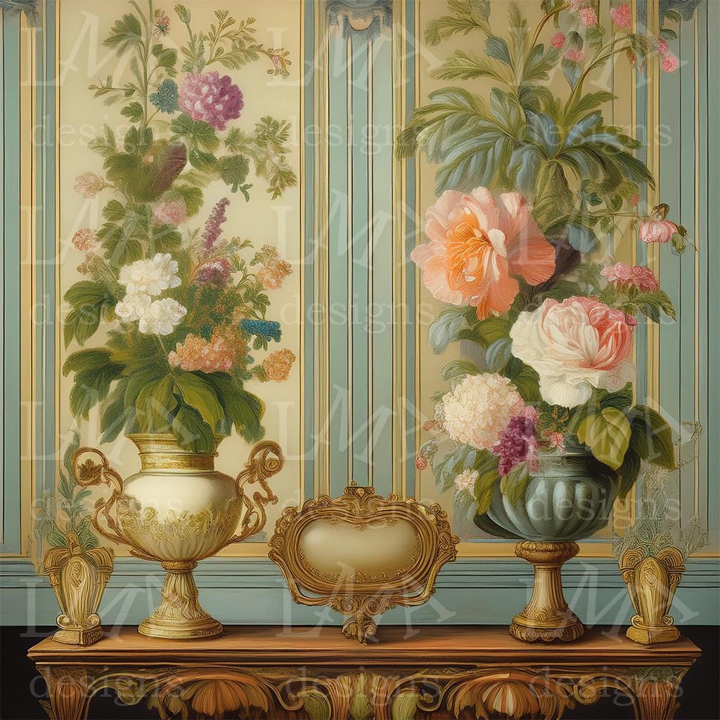 10 Victorian Wallpaper Background Clipart Images - Stripes - Etsy