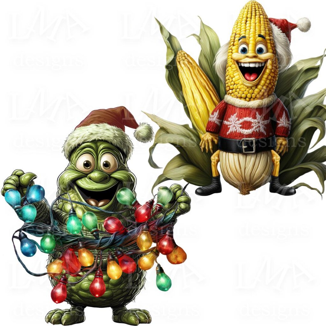 20 Christmas Food Creeper Veggies Get Frisky and Smile Awaiting Santa ...