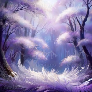 10 Fantasy Backgrounds Purples Clipart Images – Set 1 - Etsy