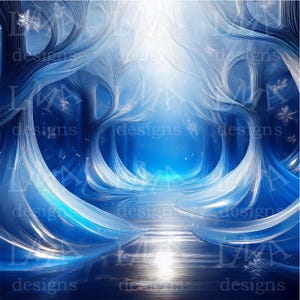 10 Fantasy Backgrounds Blues Clipart Images – Set 1 - Etsy