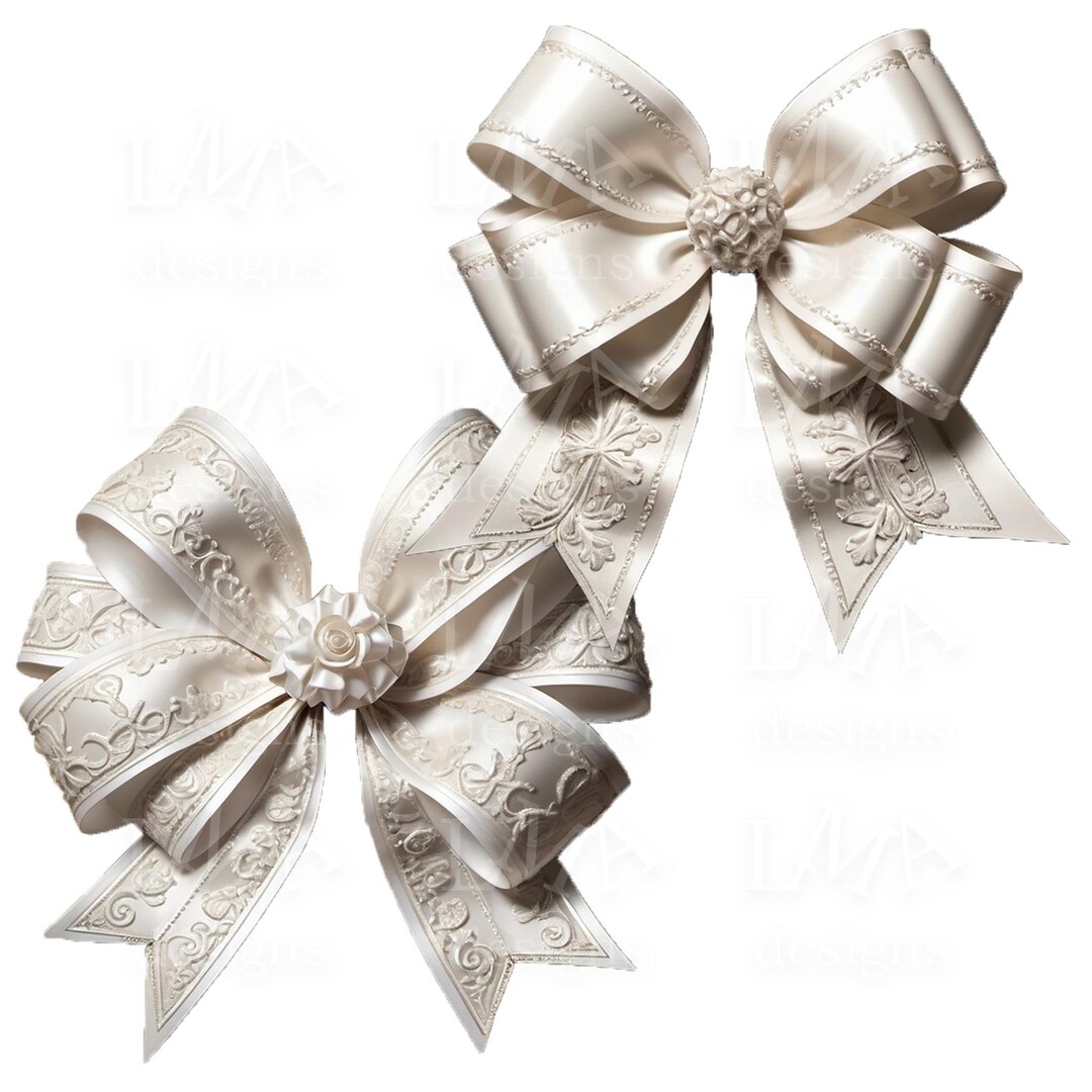 20 Christmas Ribbons Clipart Images– Various Colors and Types - Etsy