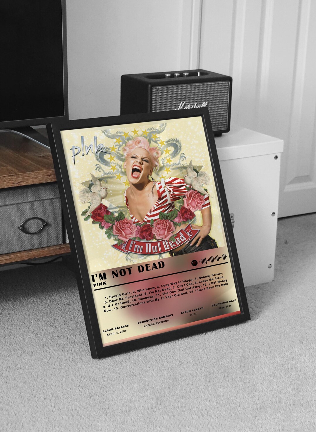 Pnk Poster, Pnk I'm Not Dead Poster, Pink I'm Not Dead Album High ...
