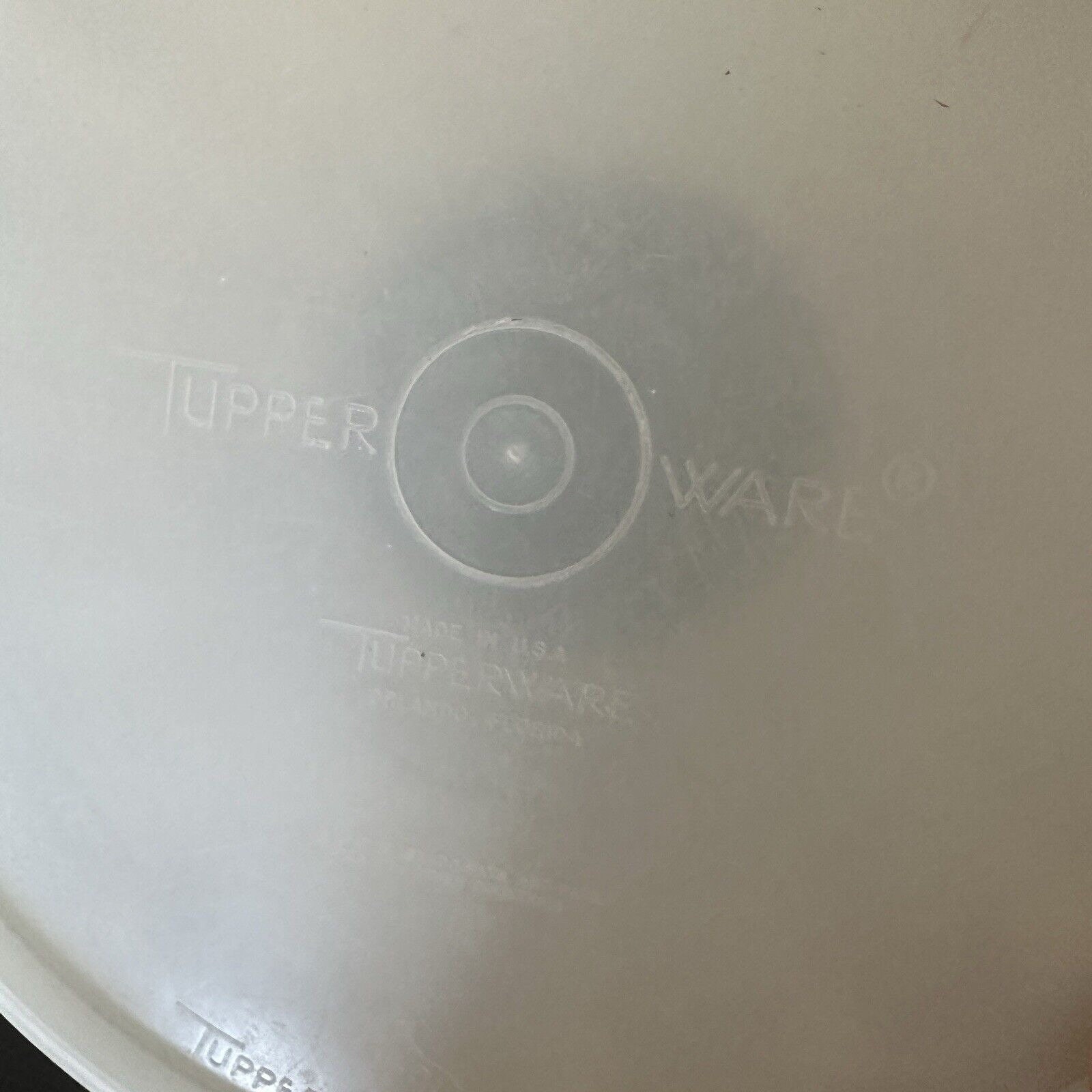 Vintage Tupperware Jel N Serve Flower Design on Seal 8 Inches White ...