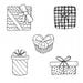 Gift Svg Bundle Clipart Cricut Present Silhouette Birthday Gift Vector ...