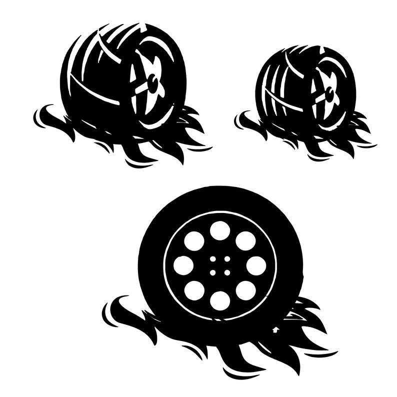 Wheels Svg Bundle, Tires Clipart, Car Wheel Vector, Wheels Decal ...