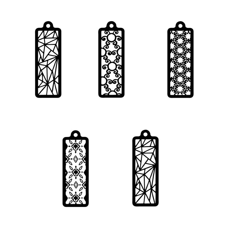 Bookmark Svg Bundle, Bookmark Clipart for Cricut, Bookmark Silhouette ...