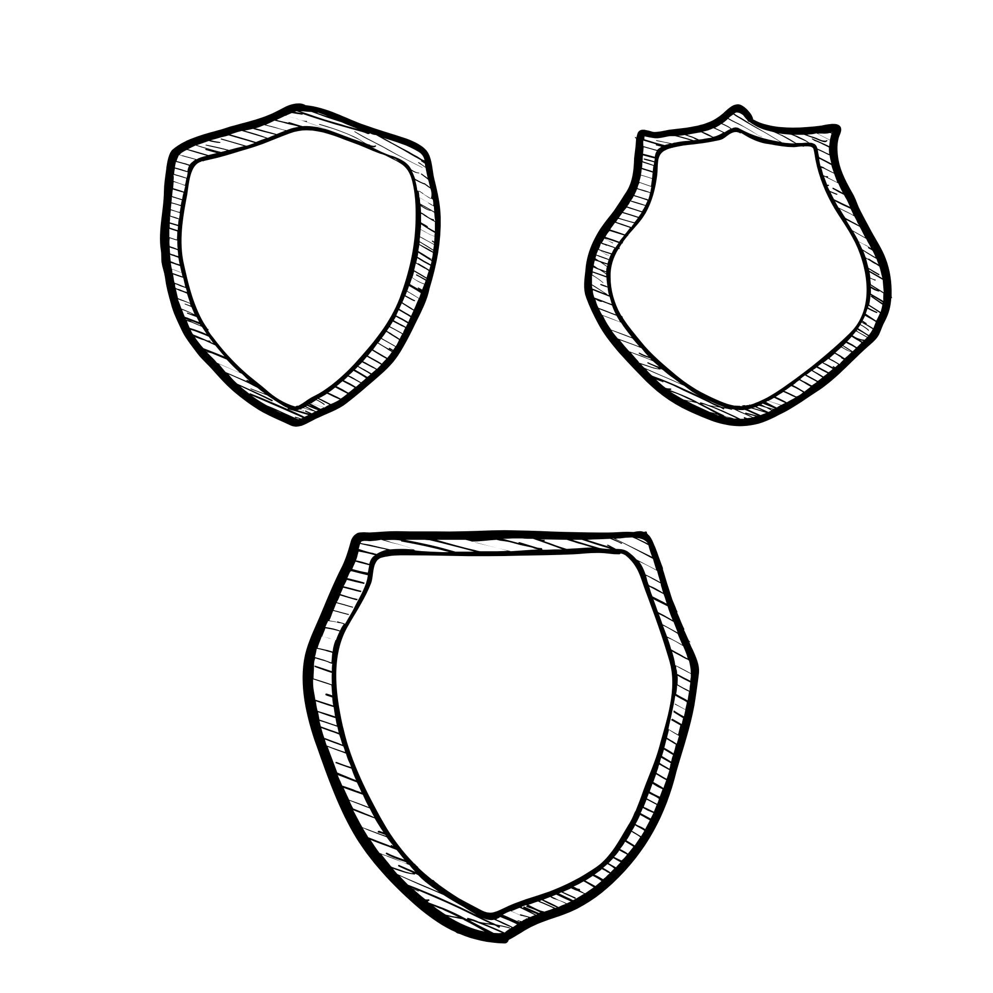 Shield Svg Bundle, Shield Clipart, Badges Vector, Badge Decal, Shield ...