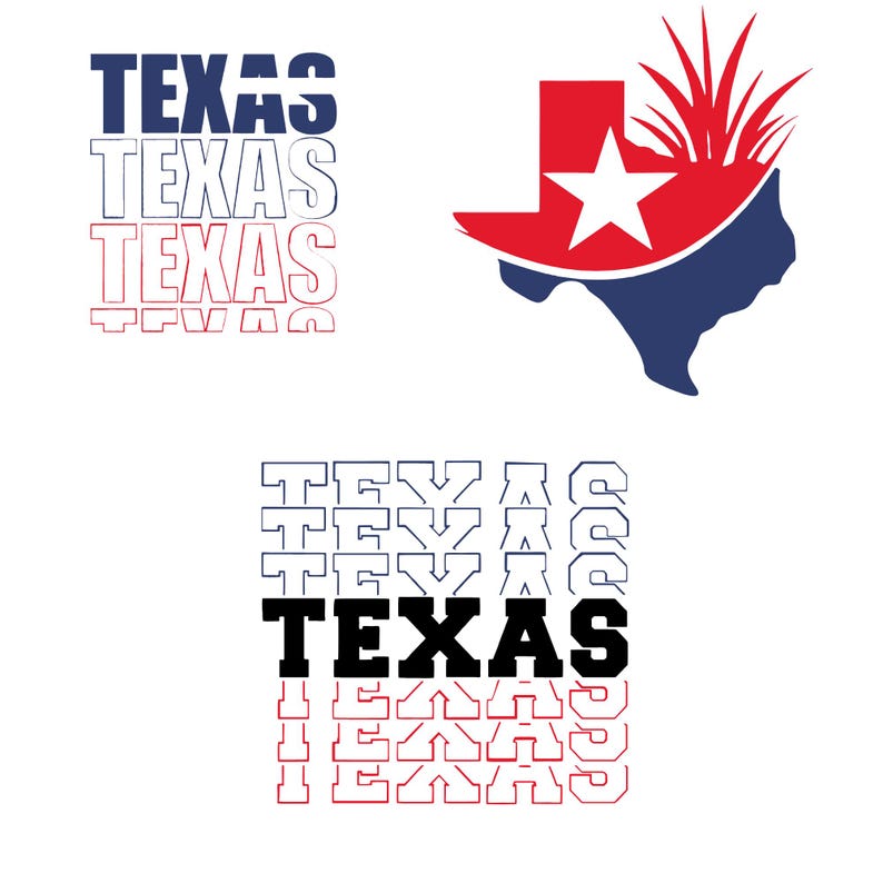 Texas Svg Bundle, Texas Outline Clipart, Texas Home Vector, Texas State ...