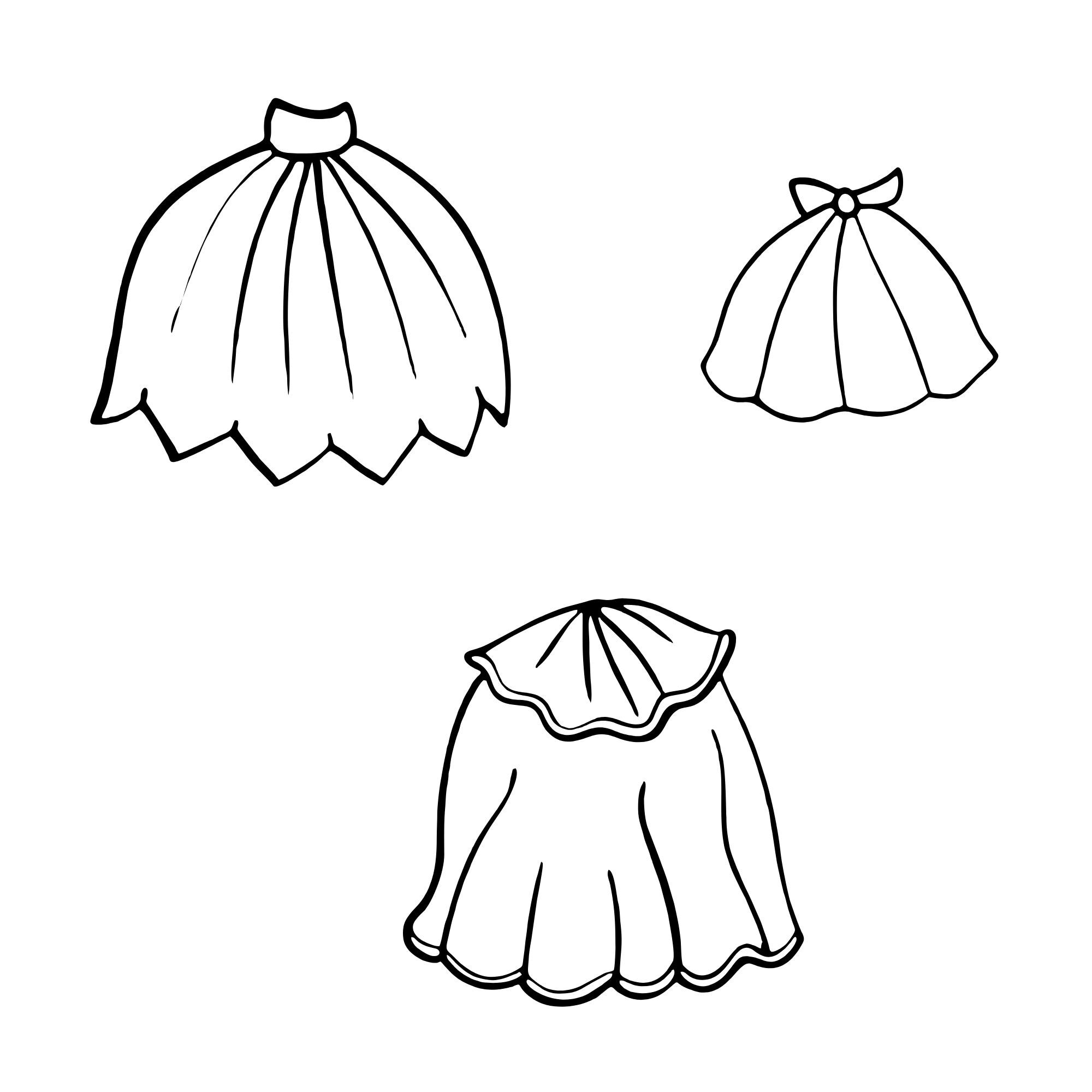 Tutu Svg Bundle, Tutu Dress Clipart, Cute Tutu Vector, Ballet Tutu ...