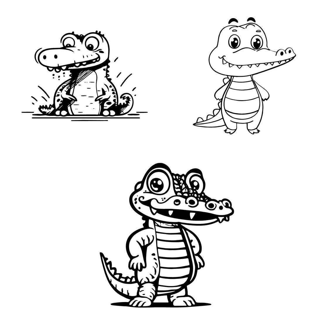 Alligator Svg Bundle, Alligator Clipart for Cricut, Alligator ...