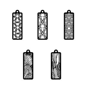 Bookmark Svg Bundle, Bookmark Clipart for Cricut, Bookmark Silhouette ...