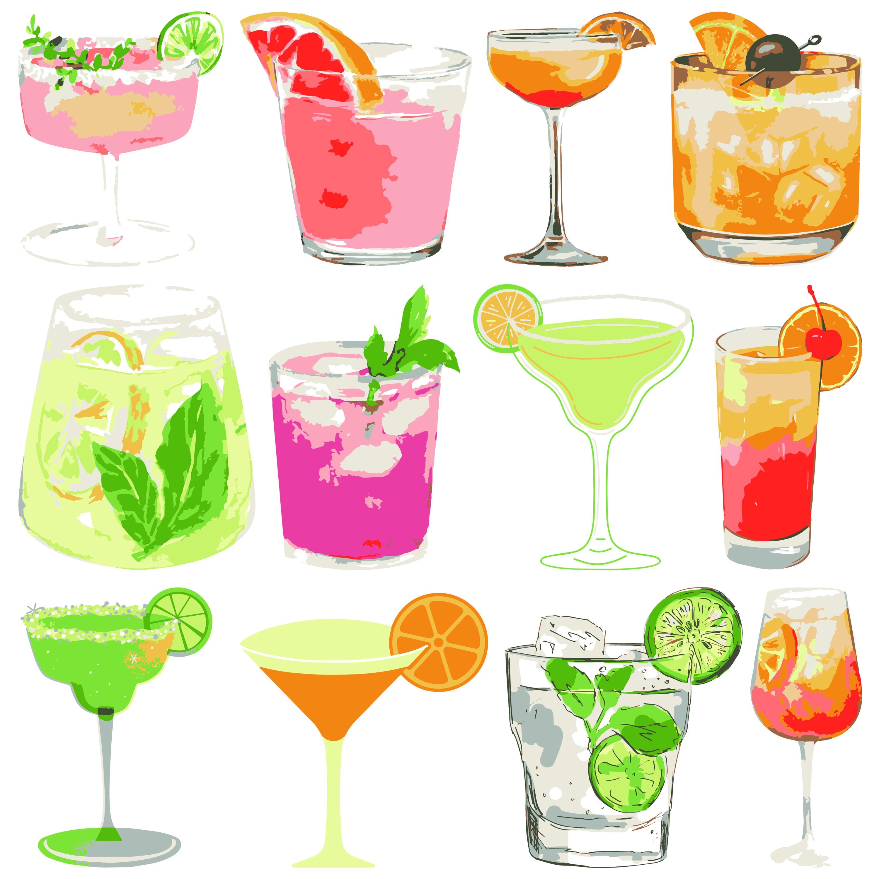 Cocktail SVG Bundle, Cocktail SVG Cut Files Cricut, Cocktail Clipart ...