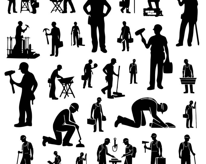 Workers Svg, Construction Worker Svg, Social Worker Svg, Ironworker Svg ...