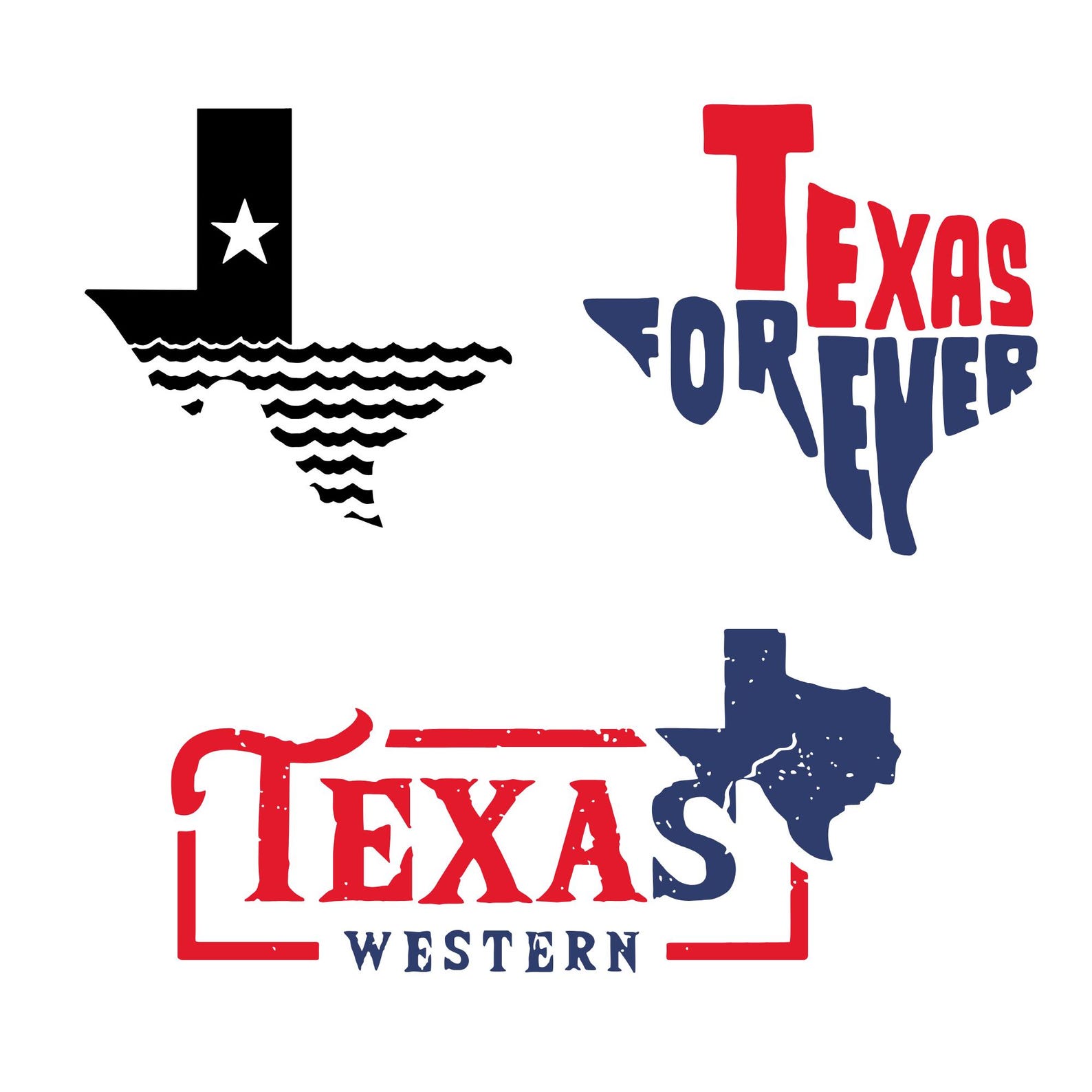 Texas Svg Bundle, Texas Outline Clipart, Texas Home Vector, Texas State ...