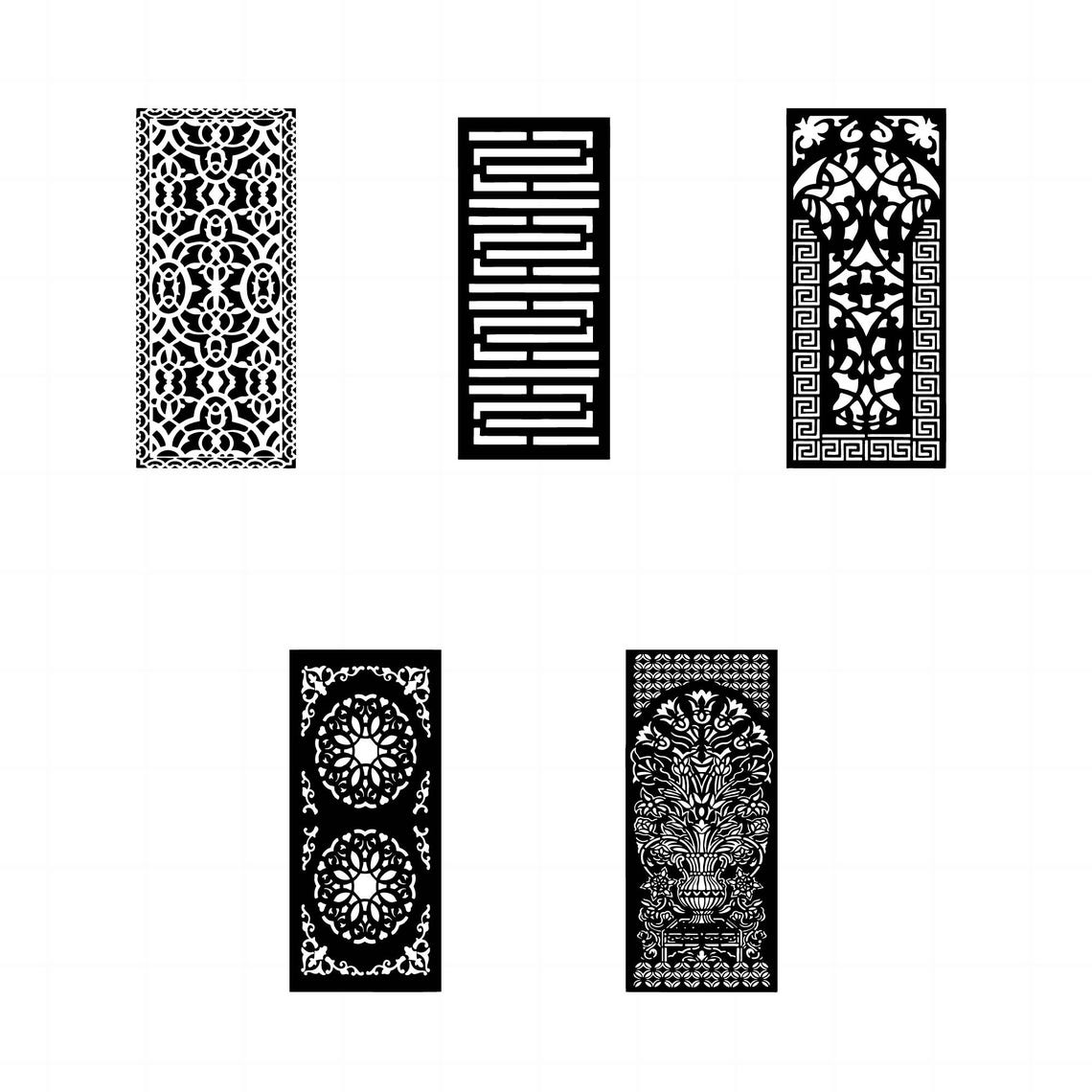 Decorative Panel Svg Bundle, Decorative Panel Clipart for Cricut, Panel ...