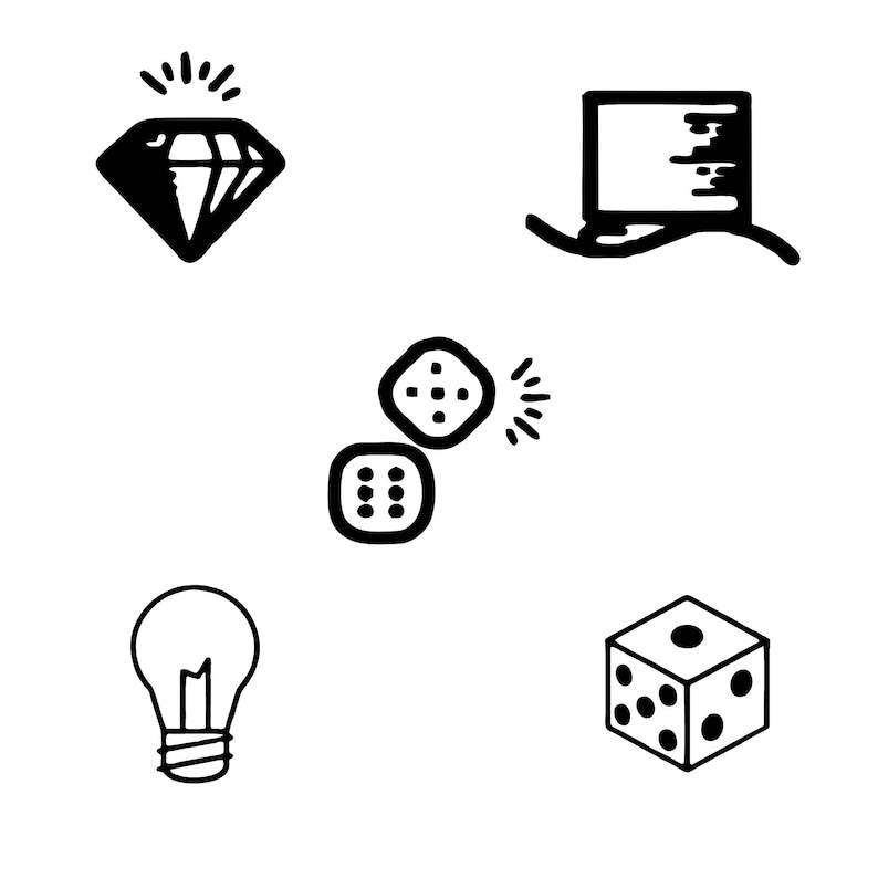 Monopoly Svg Bundle Clipart Cricut Monopoly Symbols Silhouette Game ...