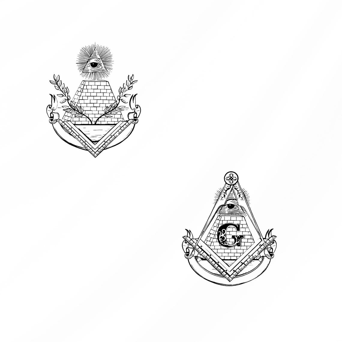 Masonic Symbol Svg Bundle, Mason Clipart for Cricut, Masonic Symbol ...