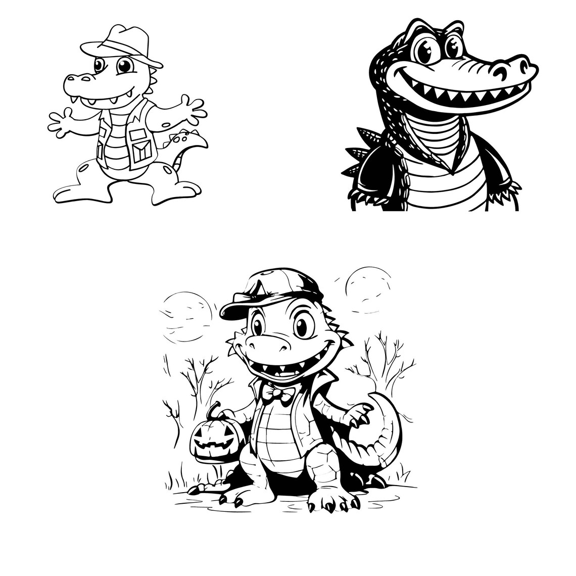 Alligator Svg Bundle, Alligator Clipart for Cricut, Alligator ...