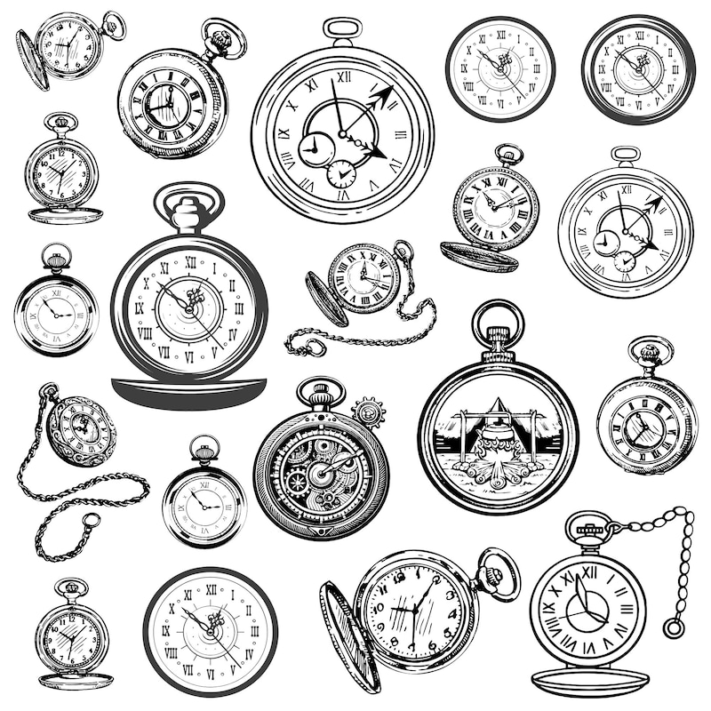 Vintage Watch Decals - Etsy