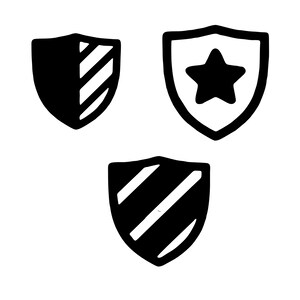 Shield Svg Bundle, Shield Clipart, Badges Vector, Badge Decal, Shield ...