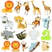 Safari Animals SVG, Safari Animals Png, Cute Animals Png, Safari ...