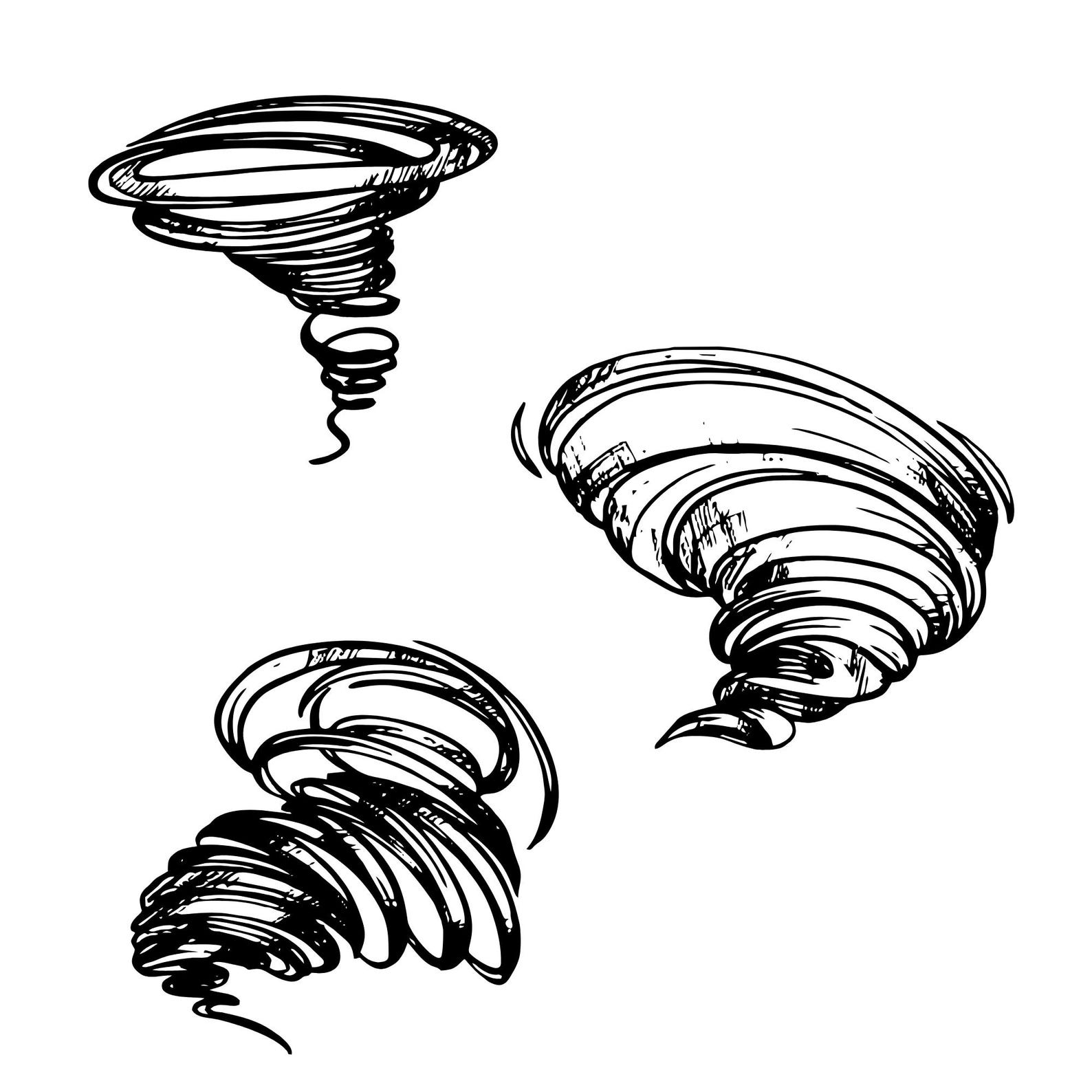Tornado Svg Bundle, Tornado Clipart, Tornado Vector, Tornado Decal ...