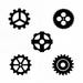 Gears Svg Bundle, Gears Clipart for Cricut, Gear Shapes Silhouette ...