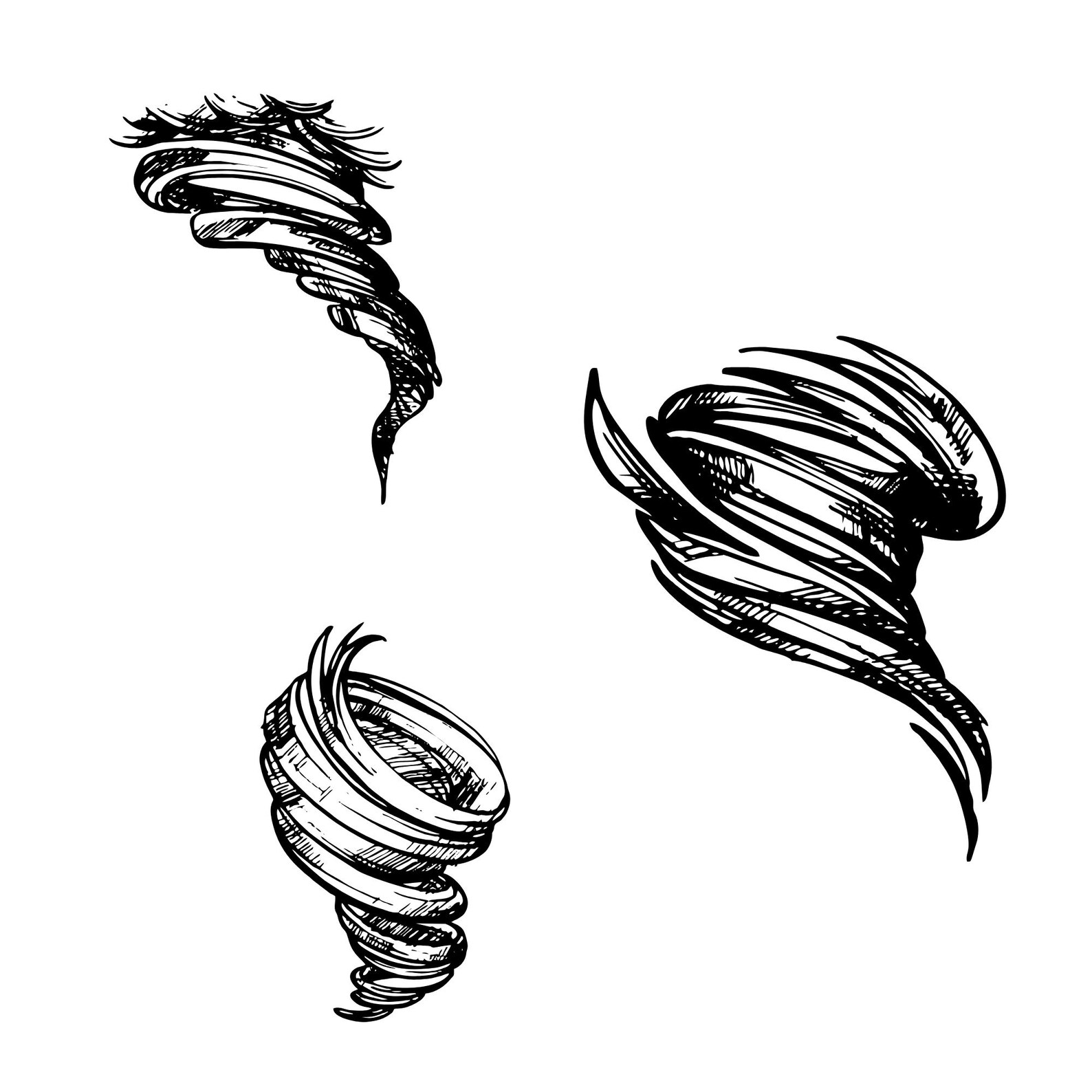 Tornado Svg Bundle, Tornado Clipart, Tornado Vector, Tornado Decal ...