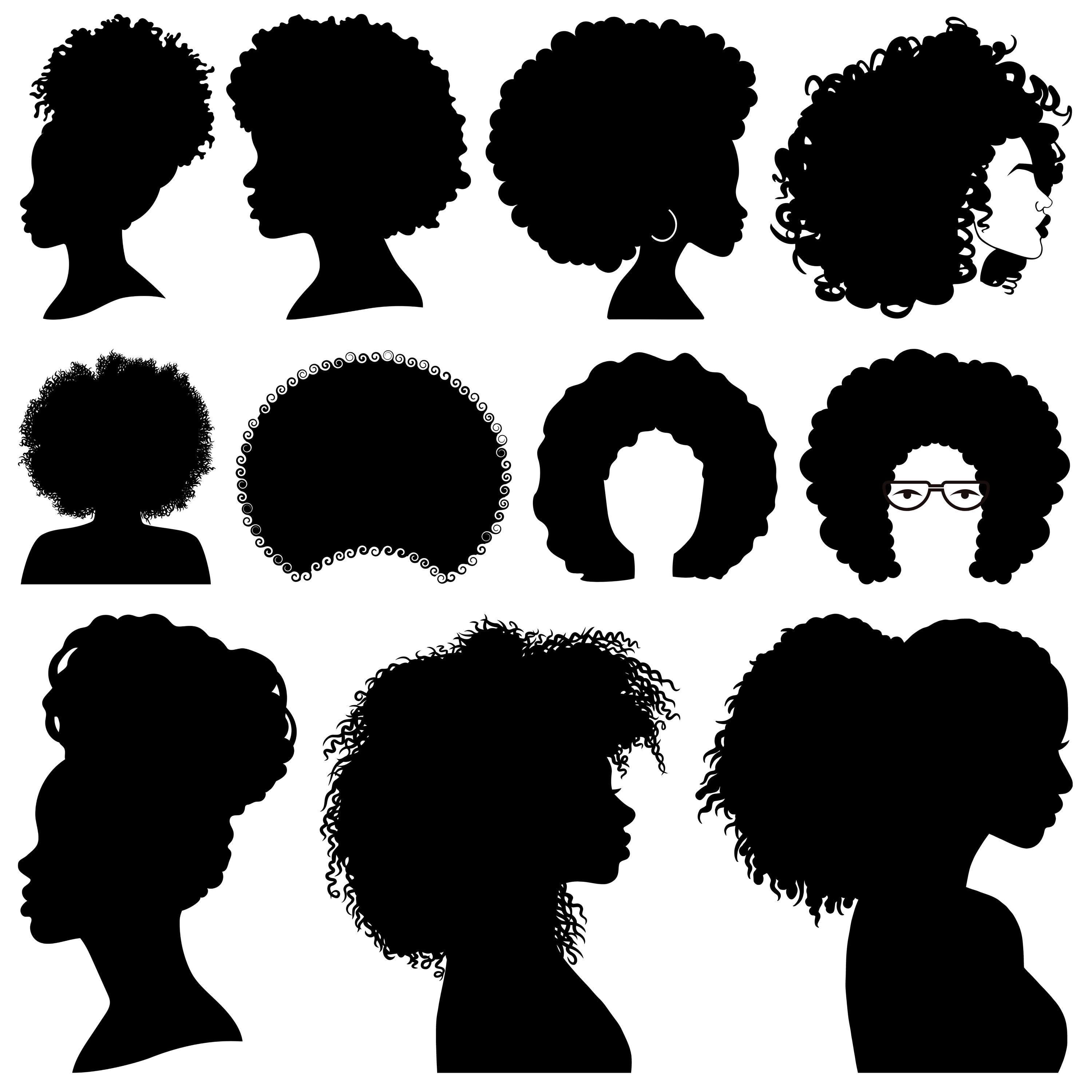Afro Woman Svg Bundle, Afro Queen Svg, Afro Girl Svg, Afro Svg for ...