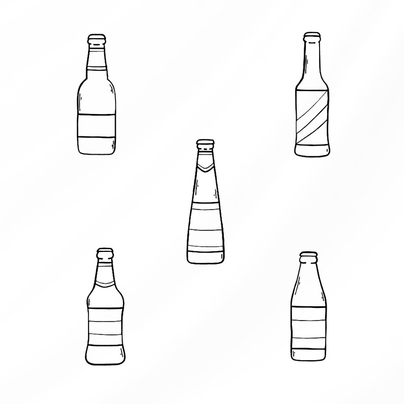 Soda Svg Bundle Clipart Cricut Drinks Silhouette Soda Drinks Vector Bar ...