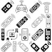 Remote Control SVG, Remote Control Clipart, Television Clipart, Remote ...