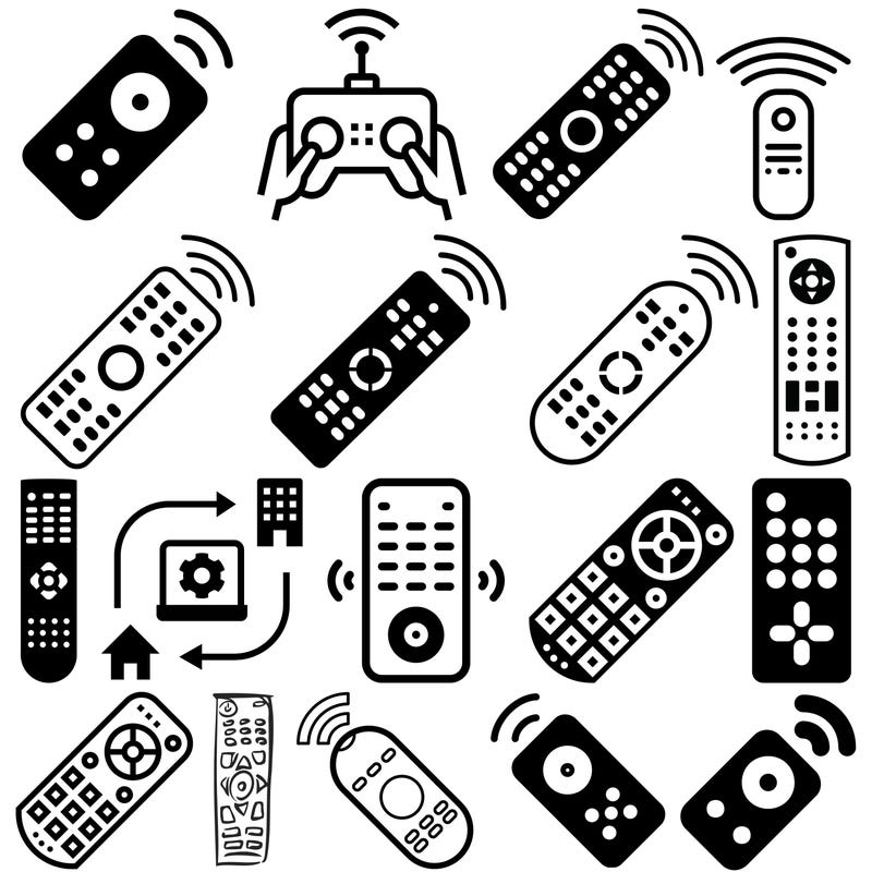 Remote Control Svg - Etsy