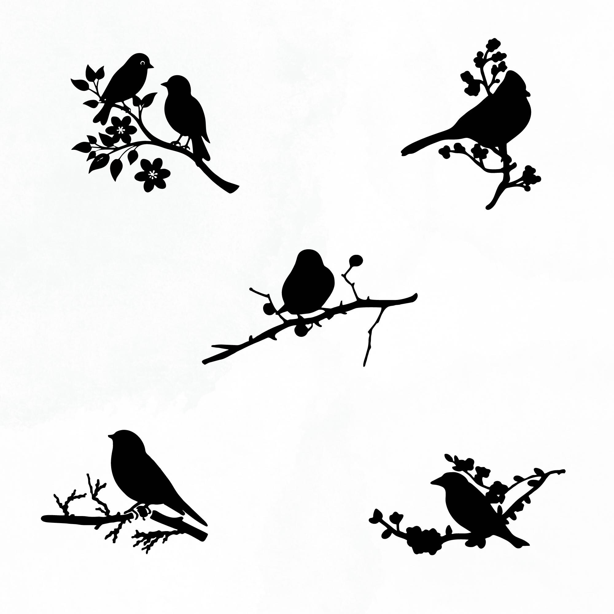 Bird Svg Bundle, Flying Bird Clipart for Cricut, Bird Silhouette, Bird ...