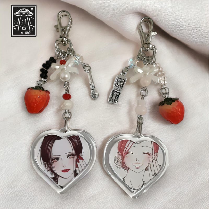 Anime Keychain - Etsy