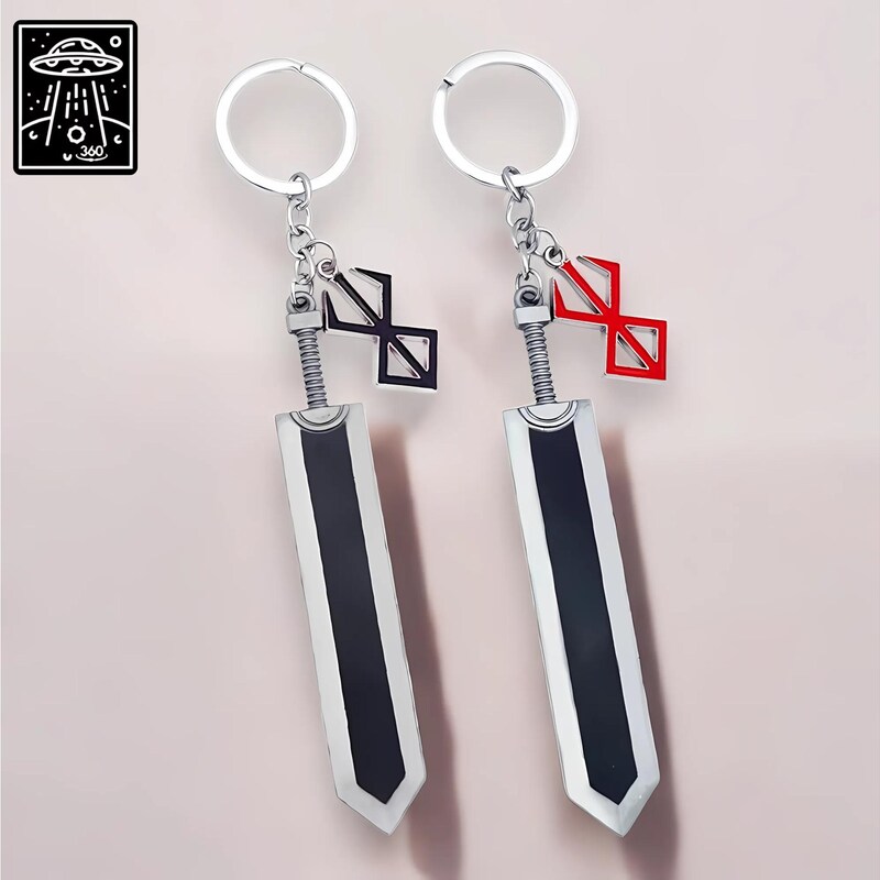 Anime Sword Keychain - Etsy