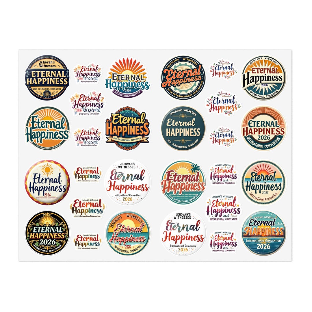 2026 International Convention Sticker Pack - "eternal Happiness" Theme ...