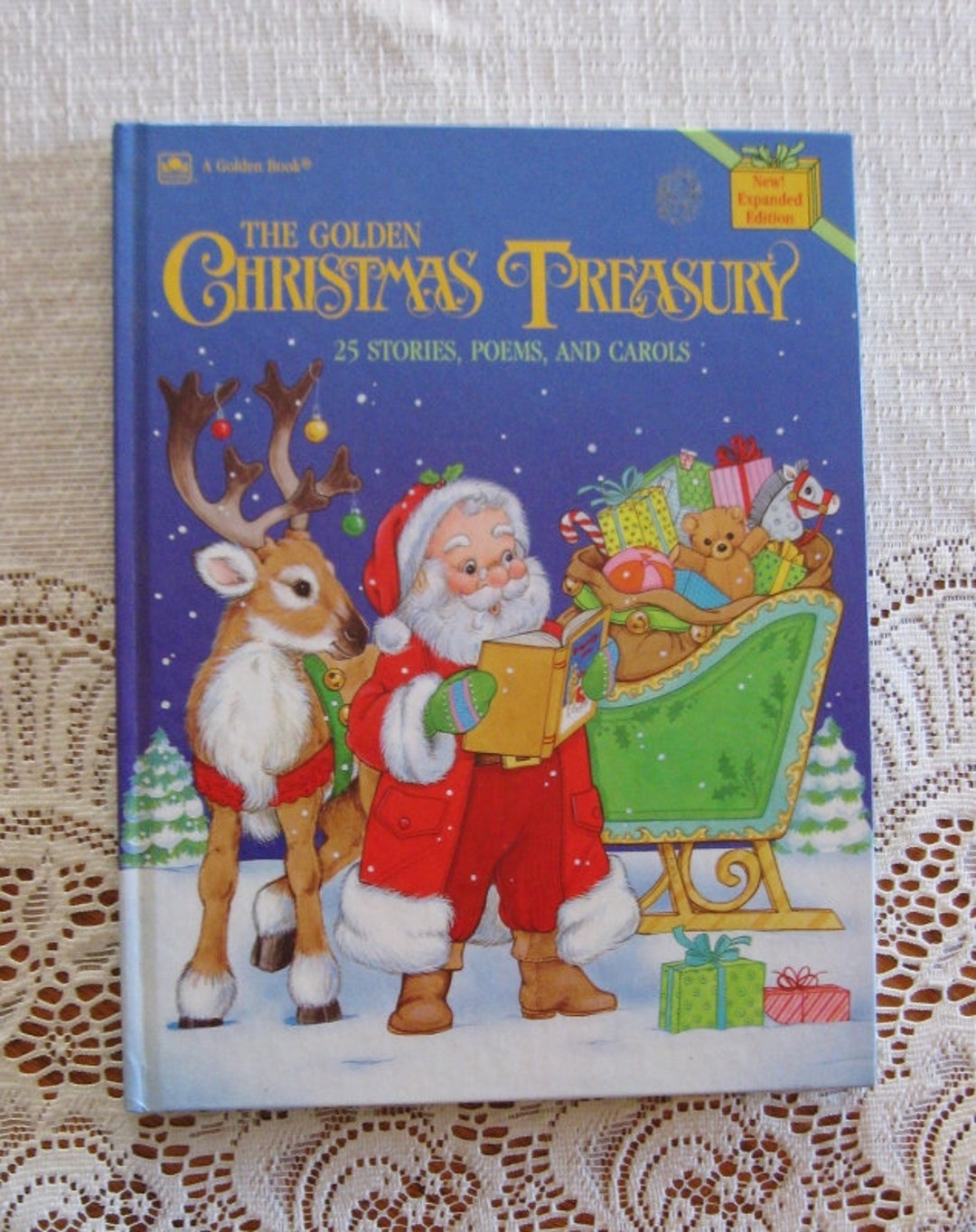 The Golden Christmas Treasury Hardcover Book 25 Stories, Poems, and ...