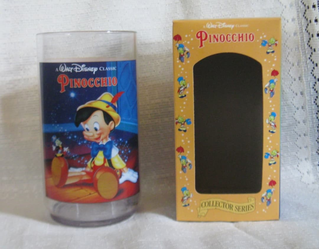 Disney Pinocchio 1994 Drinking Cup in Original Box - Never Used ...